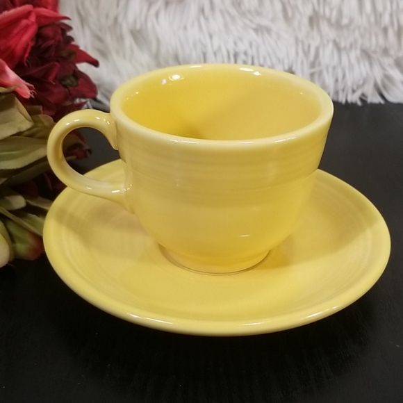 Fiestaware | Dining | Fiesta Sunflower Cup Saucer | Poshmark